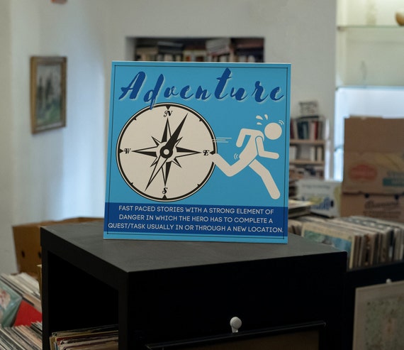 Adventure Genre Poster for Library Classroom Homeschool - Etsy