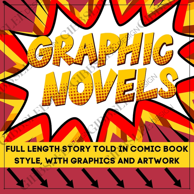 Graphic Novel Genre Poster for Library, Classroom, Homeschool, Home - Etsy