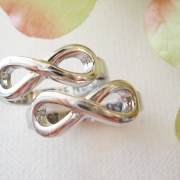 Best Friend Infinity Ring - Etsy