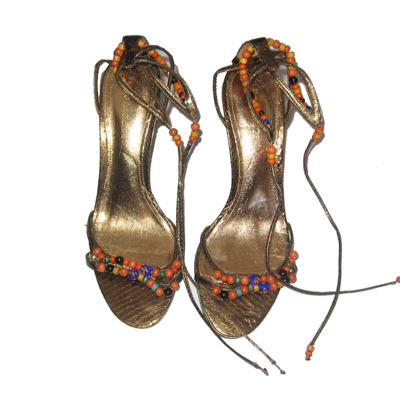 Beaded Heels - Etsy