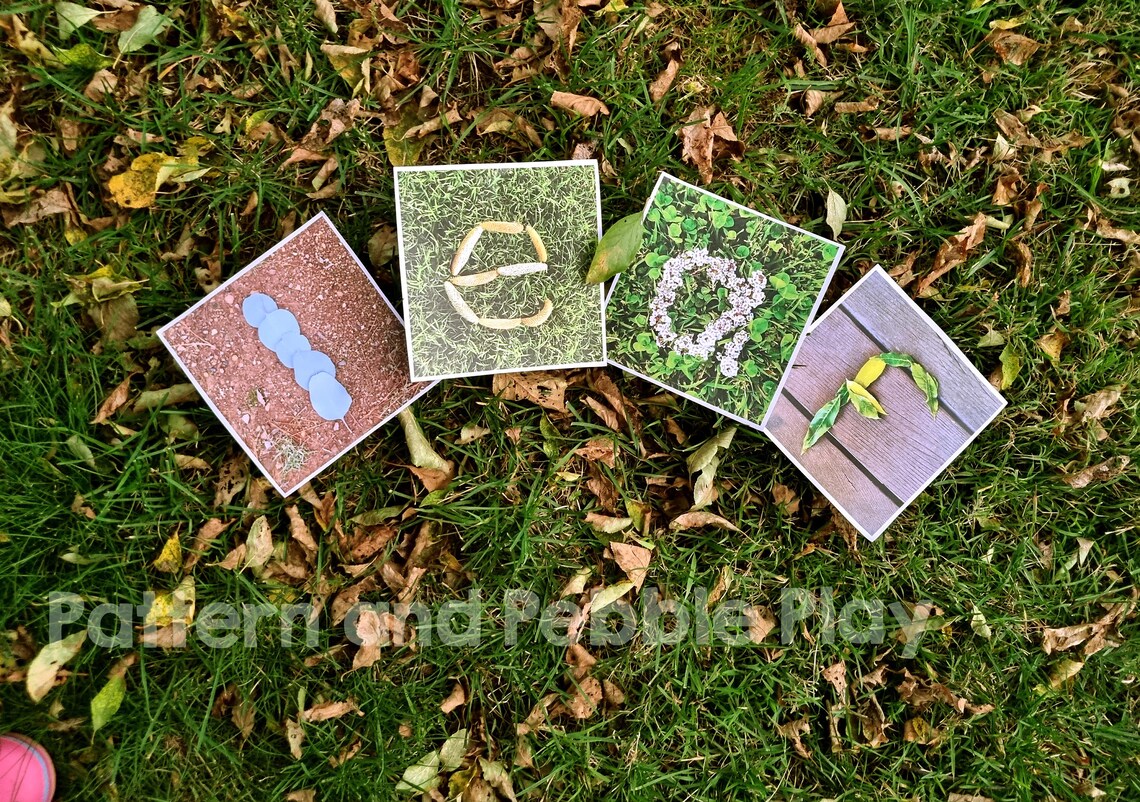 Farm Finds Natural Loose Parts Alphabet Flashcards A3 Page - Etsy