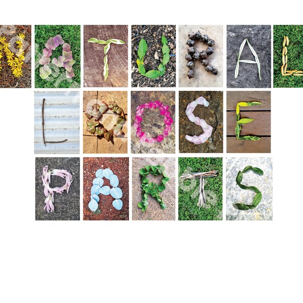 Loose Parts Letters - Etsy