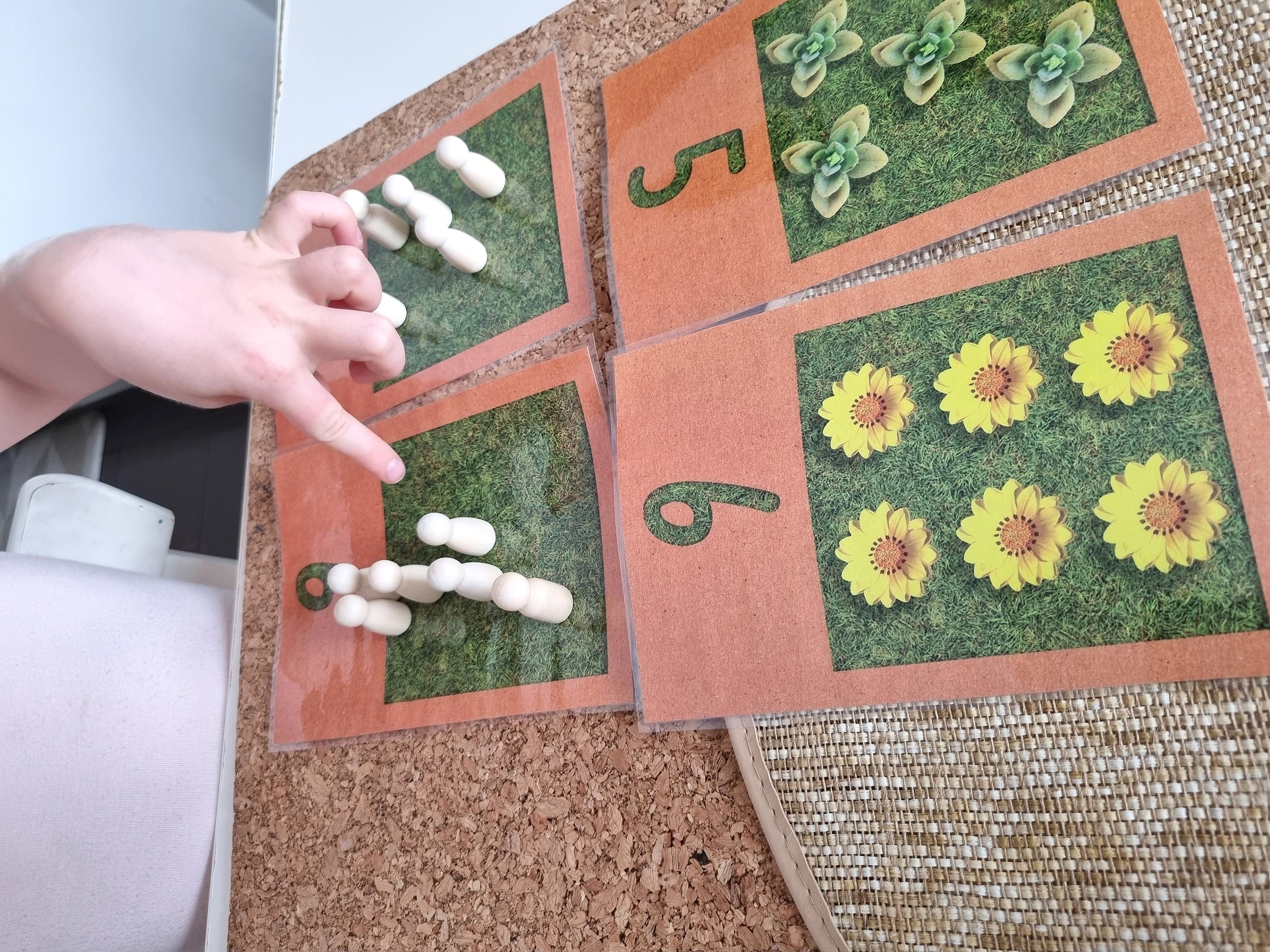 Number Flashcards 1-12 Bundle With Empty Numbers and Loose Parts for ...