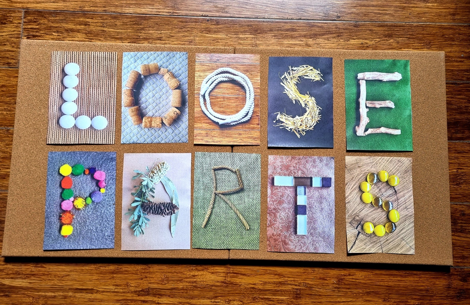 Loose Parts Sign With Natural and Recycled Objects - Etsy
