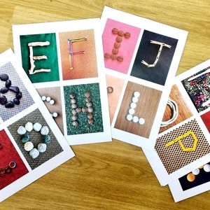 Recycled and Natural Loose Parts Alphabet A-Z - Etsy