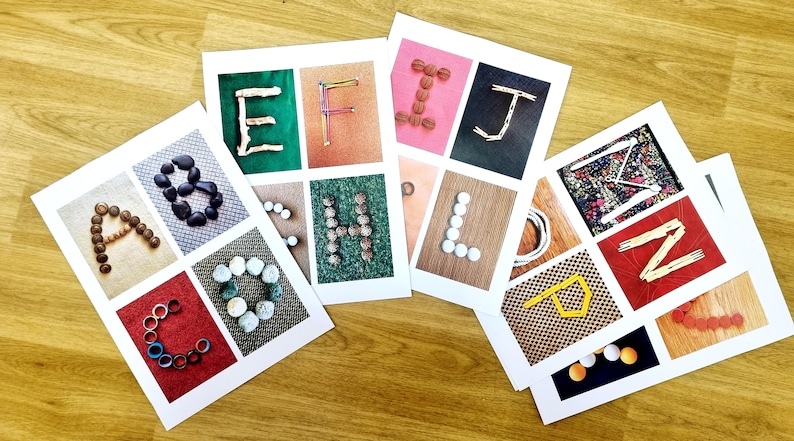Recycled and Natural Loose Parts Alphabet A-Z - Etsy