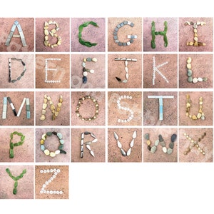 Loose Parts Pavement Capital Letters - Etsy