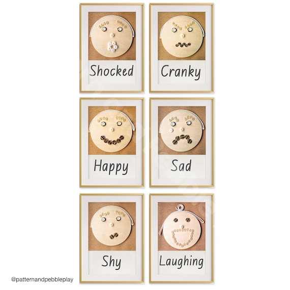 Loose Parts Emotion Cards | Etsy