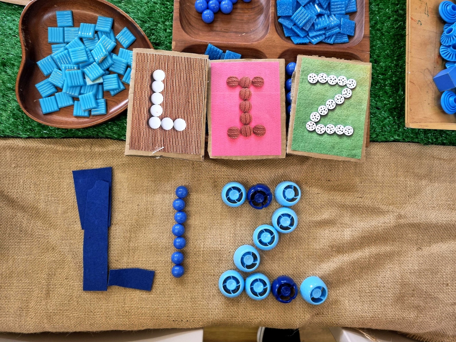 Recycled and Natural Loose Parts Alphabet A-Z - Etsy