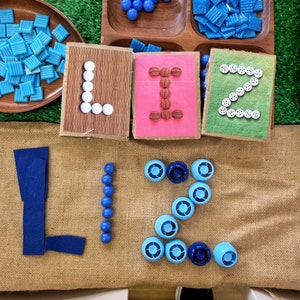 Recycled and Natural Loose Parts Alphabet A-Z - Etsy