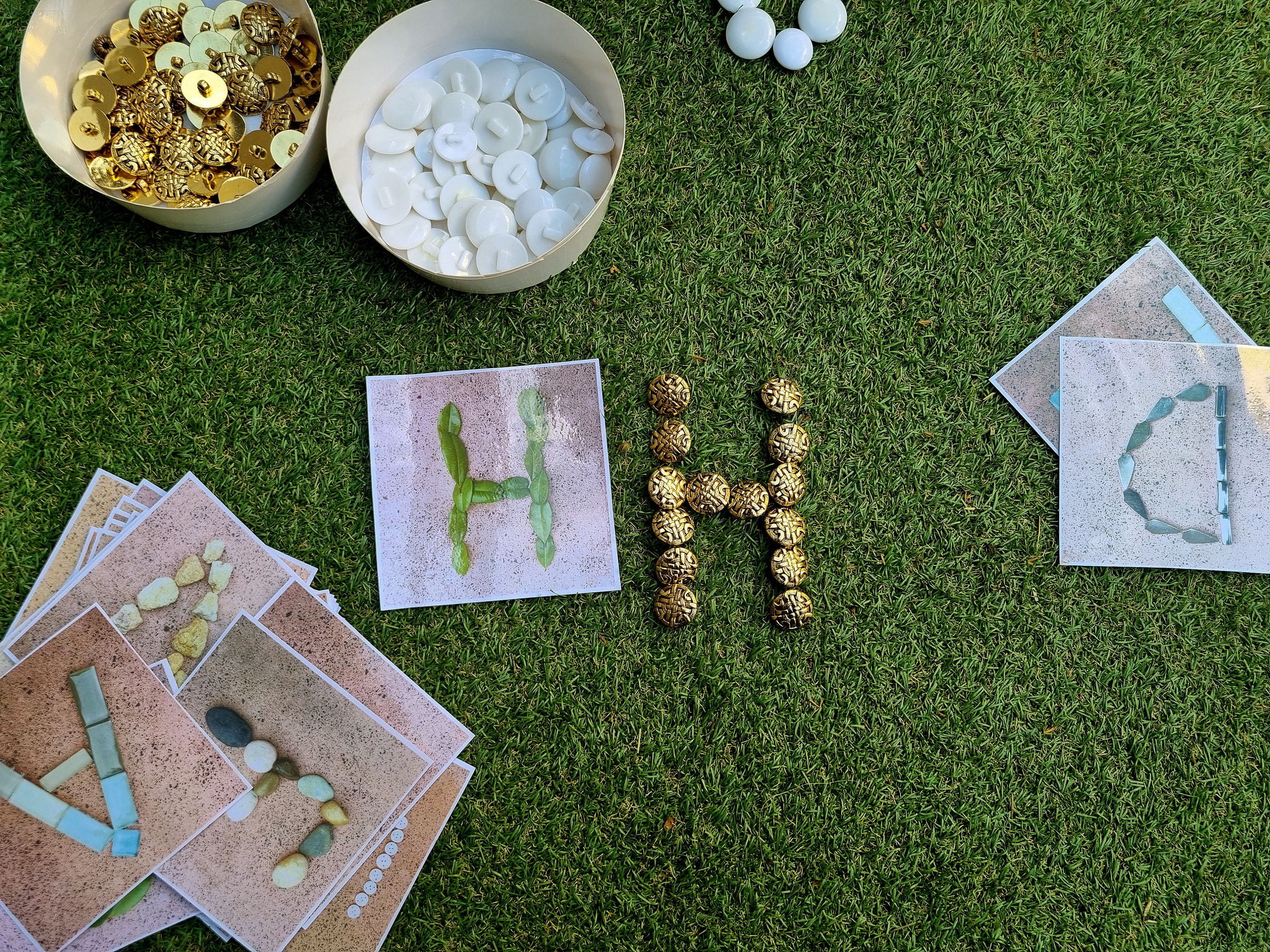 Loose Parts Pavement Capital Letters - Etsy