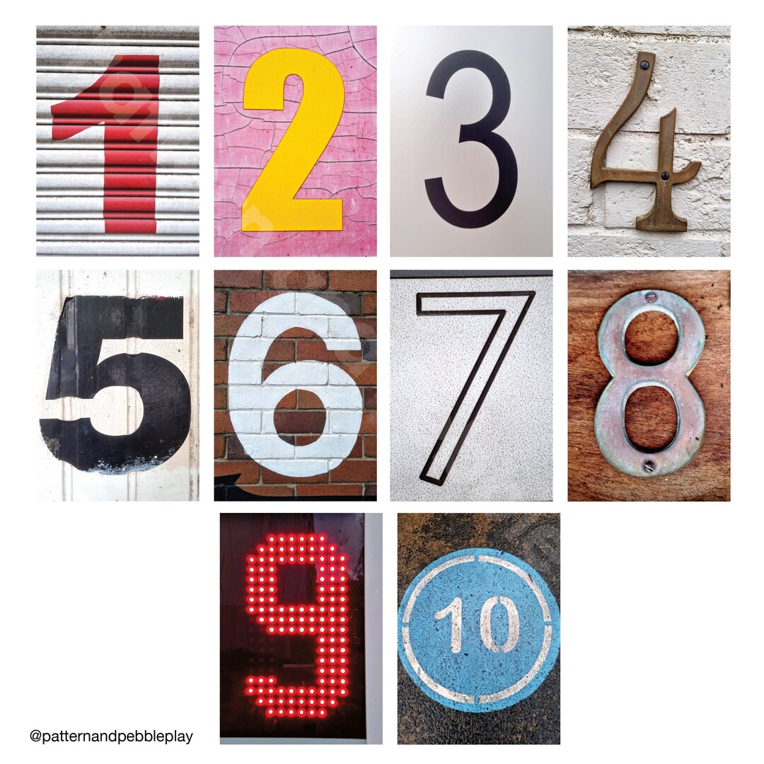 Sydney Neighbourhood Number Cards - Etsy