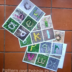 Farm Finds Natural Loose Parts Alphabet Flashcards A3 Page - Etsy