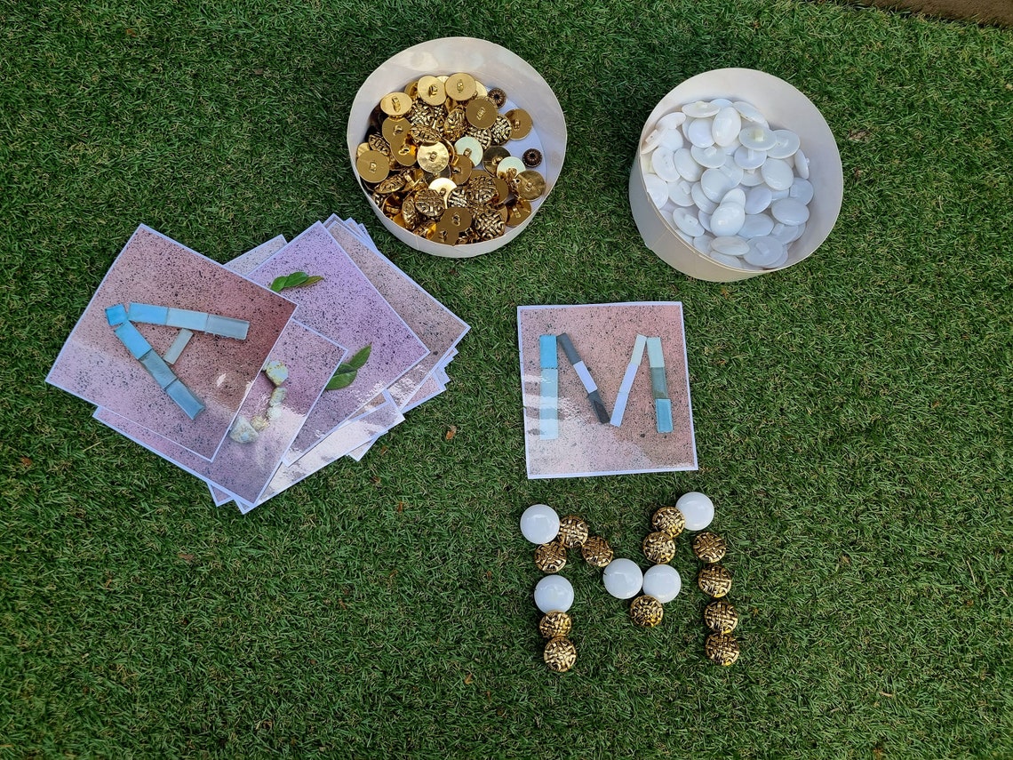 Loose Parts Pavement Capital Letters - Etsy