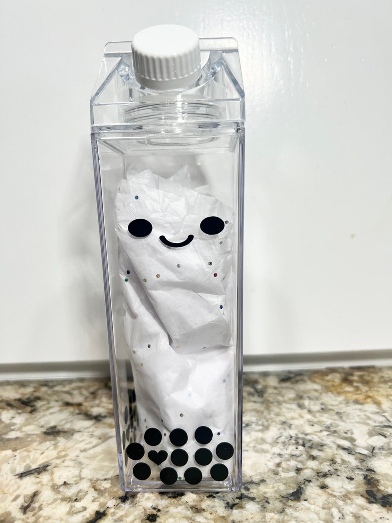 Boba Milk Carton. Bubble Tea - Etsy Finland