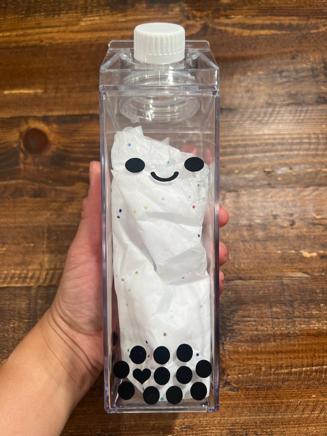 Boba Milk Carton. Bubble Tea - Etsy