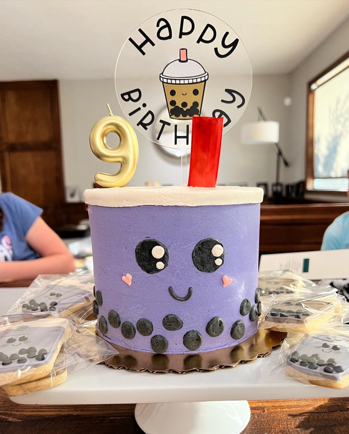 Boba Cake Topper. Bubble Tea. Boba. Party - Etsy