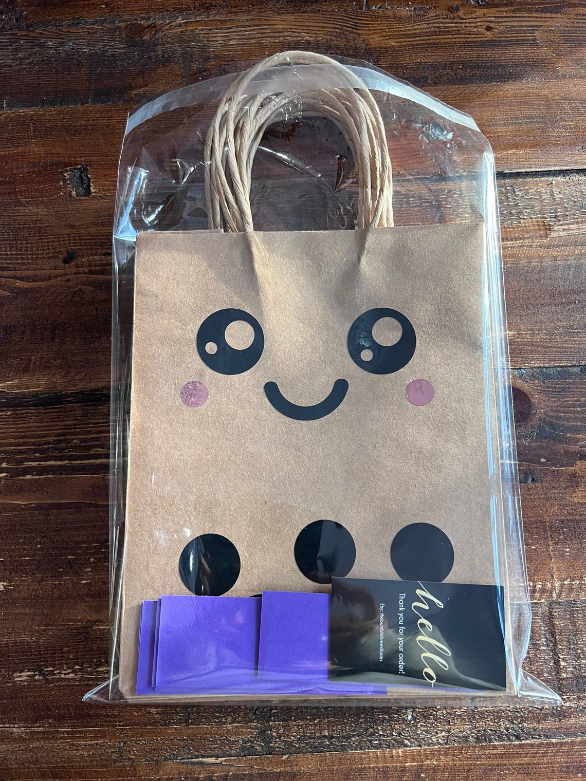 LG Boba Gift Bag. Party. Party Favor. Goodie Bag. - Etsy