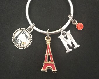 Paris keychain | Etsy