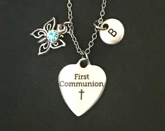 Communion necklace | Etsy