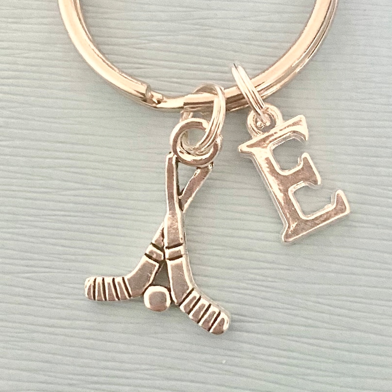 Hockey Keychain - Etsy