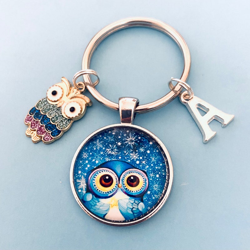 Owl Keychain - Etsy