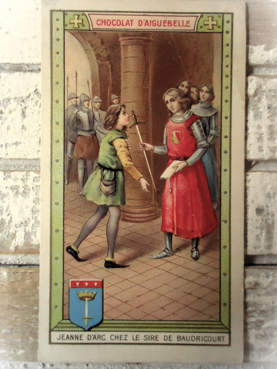 Antique Jeanne D'arc Tradingcard History Hero, Sword Sire De ...