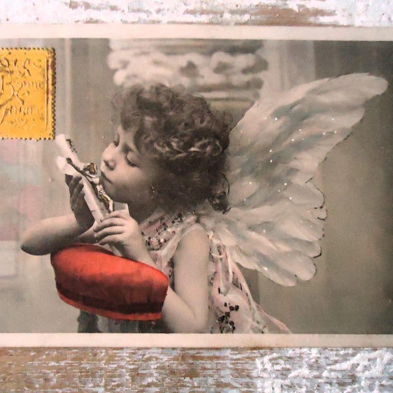 Angel Postcard - Etsy