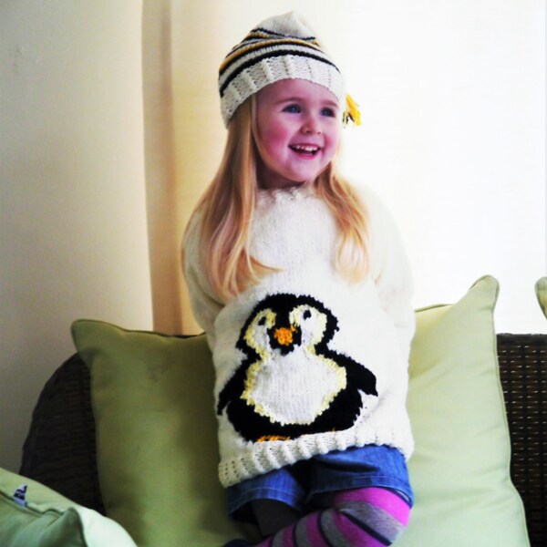 Penguin Sweater - Etsy