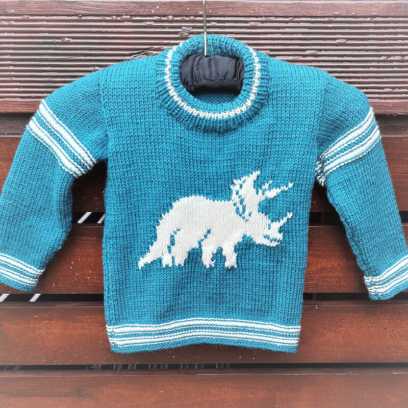 Dinosaur Sweater - Etsy