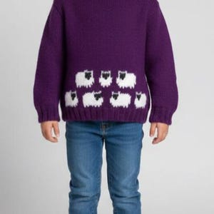 Child's Sheep Sweater Knitting Pattern: Ages 1-5, DK Yarn (digital ...