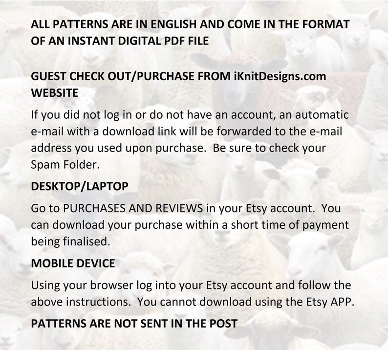 Child's Sheep Sweater Knitting Pattern: Ages 1-5, DK Yarn (digital ...