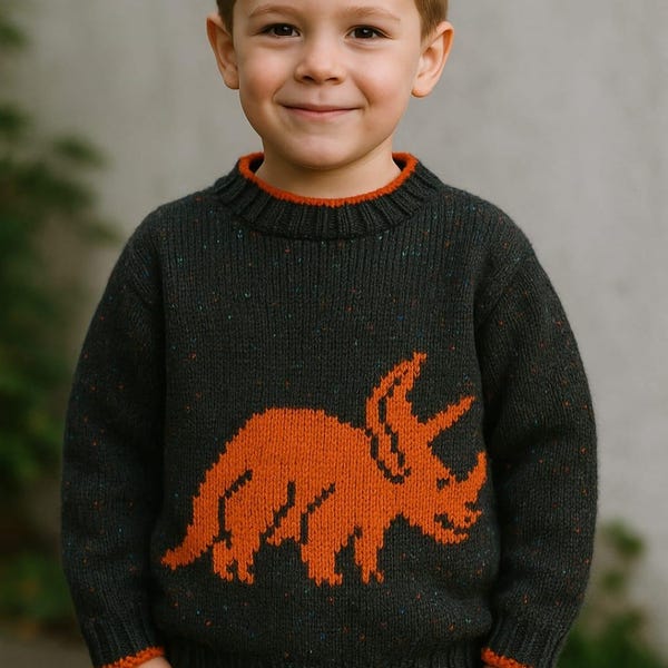 Dinosaur Sweater - Etsy