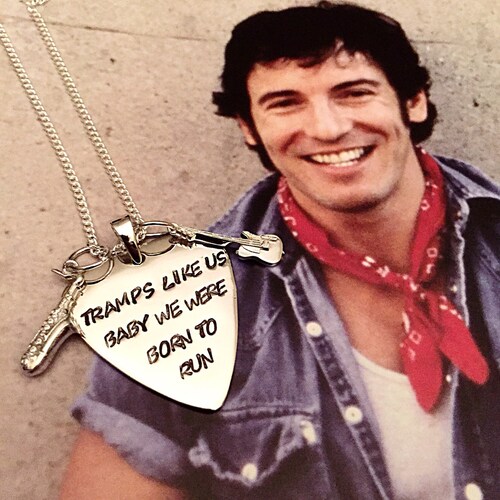 Bruce Springsteen Necklace Pendant Bruce Springsteen Gift | Etsy
