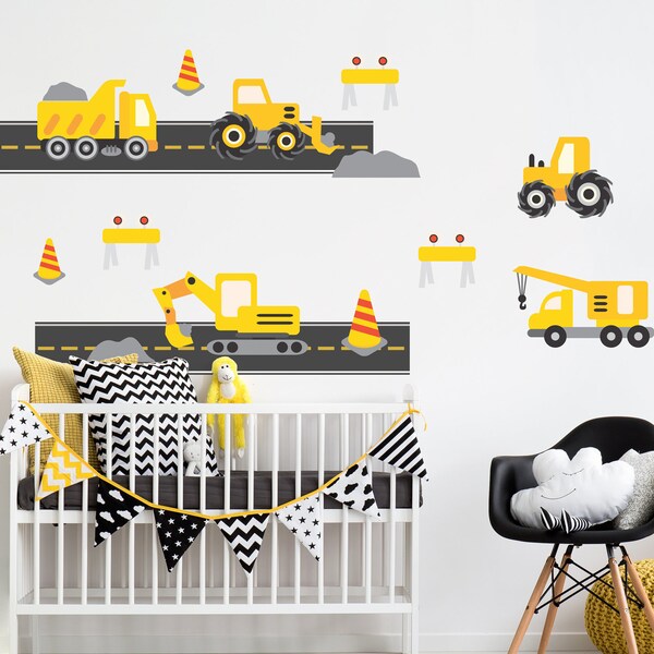 Construction Decals - Etsy