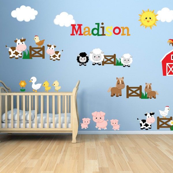 Farm Animals Nursery - Etsy