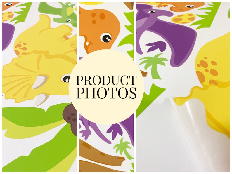 Dinosaur Animal T Rex Wall Decals Kids Wall Stickers Peel | Etsy