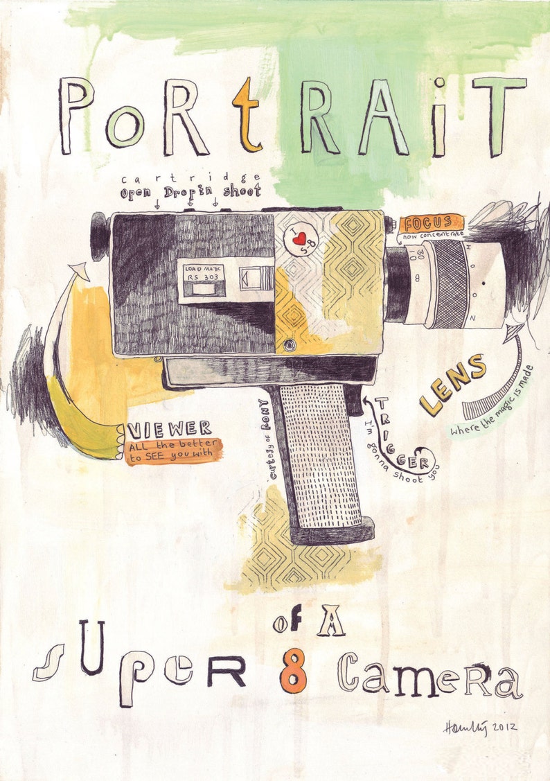 Super 8 Pack of 4 A5 Greetings Cards - Etsy