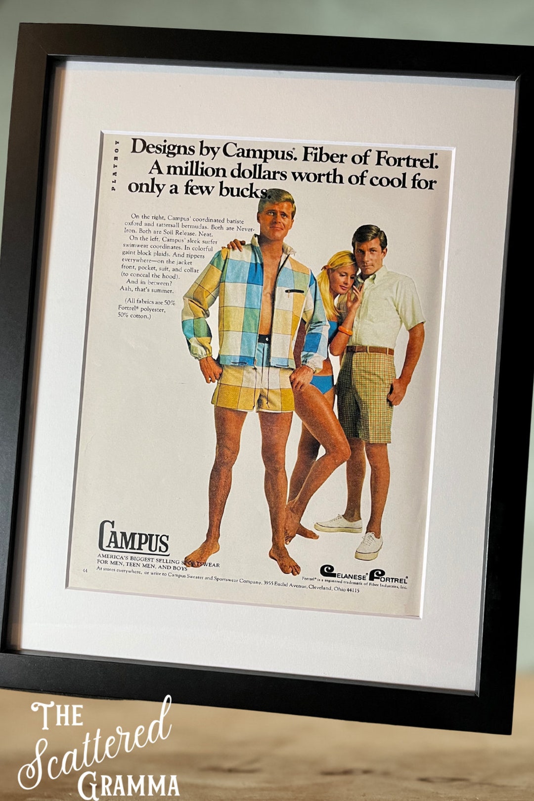 Collage Campus Sweater and Sportswear Company Original 1960s Vintage ...