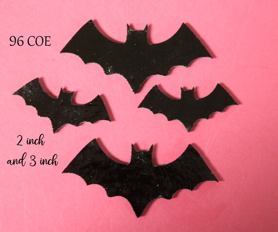96 Coe Precut Bat 4 Pack 3mm Fusible Glass 2 and - Etsy