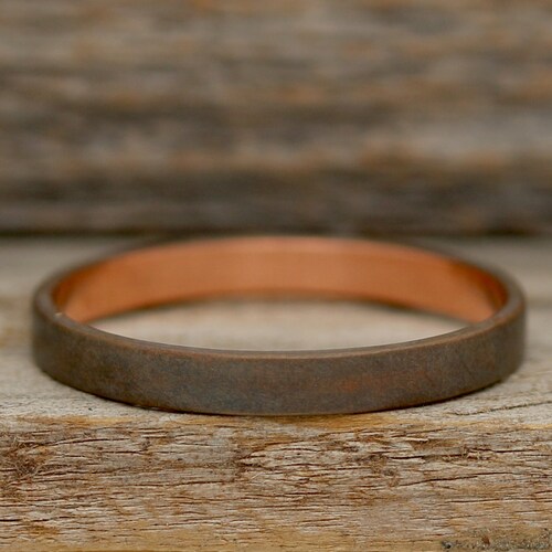 Bushed Copper Band 3mm - Etsy