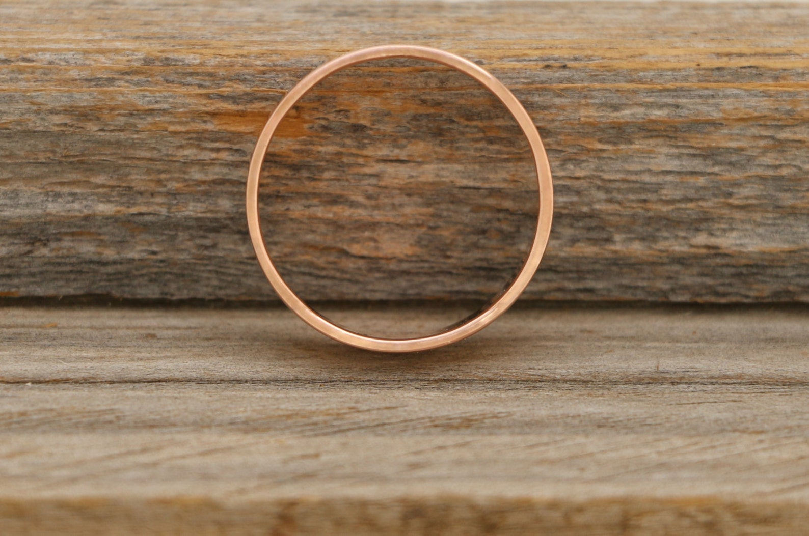 Hammered Copper Band - Etsy