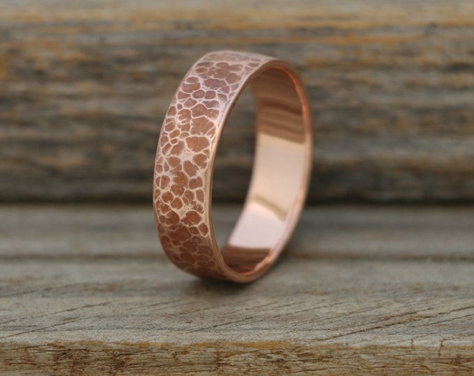 Hammered Copper Band - Etsy