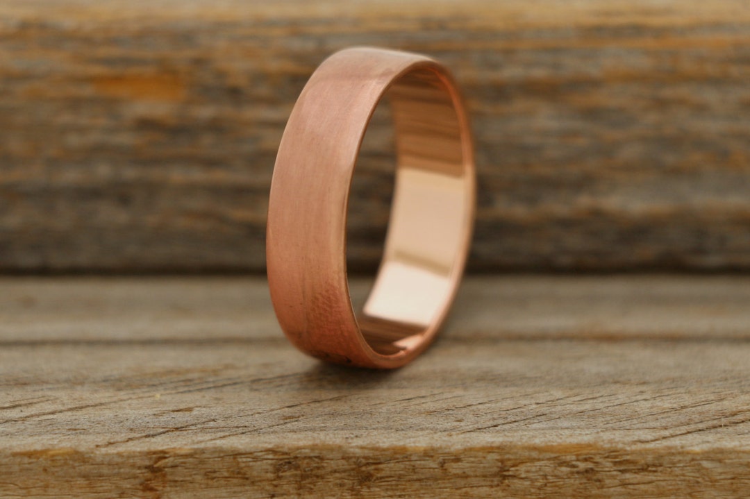Oxidized Copper Band - Etsy