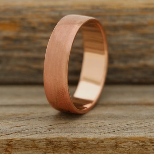 Hammered Copper Band - Etsy