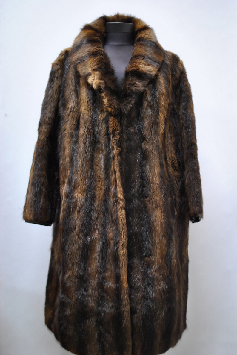 Vintage Vison Manteau De Fourrure Manteau De Fourrure Pleine Etsy