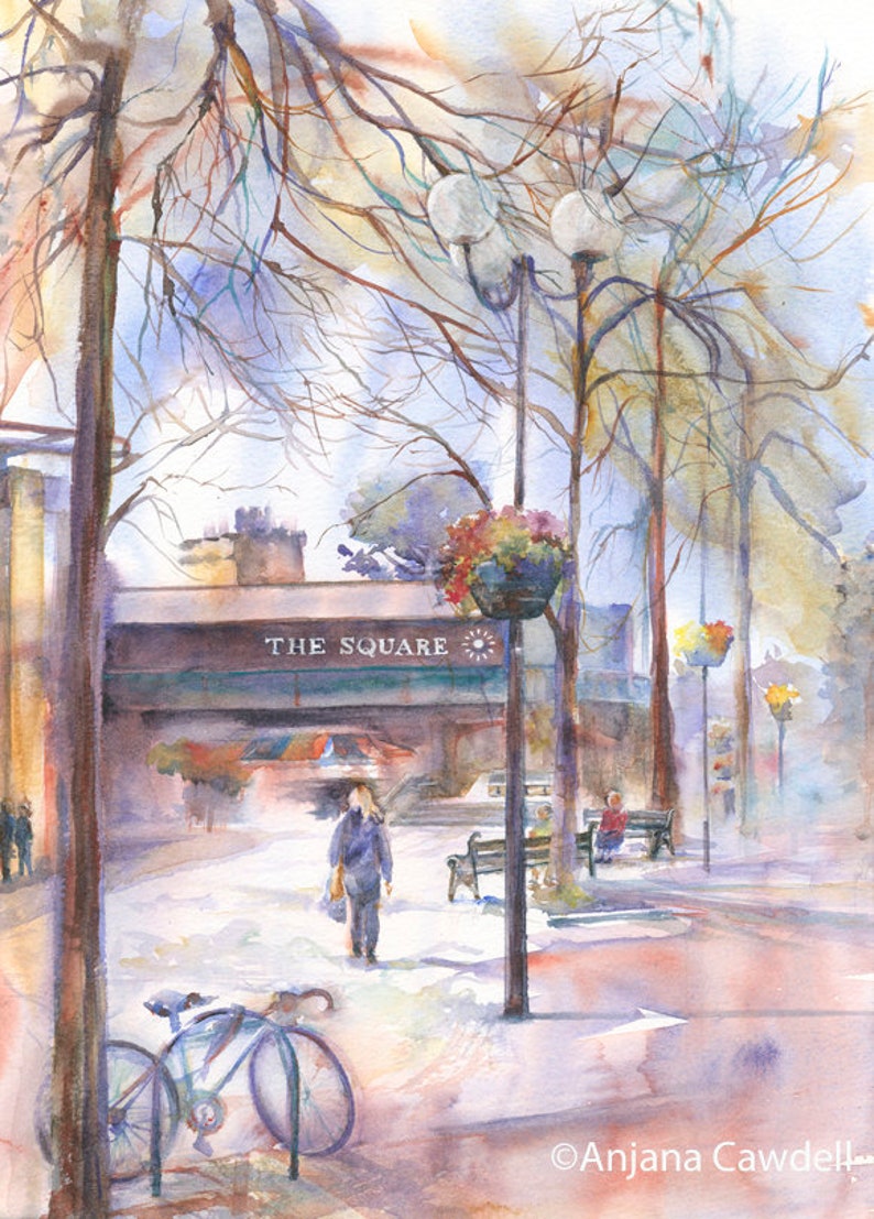 Nottingham Card Old Market Square Beeston Square - Etsy