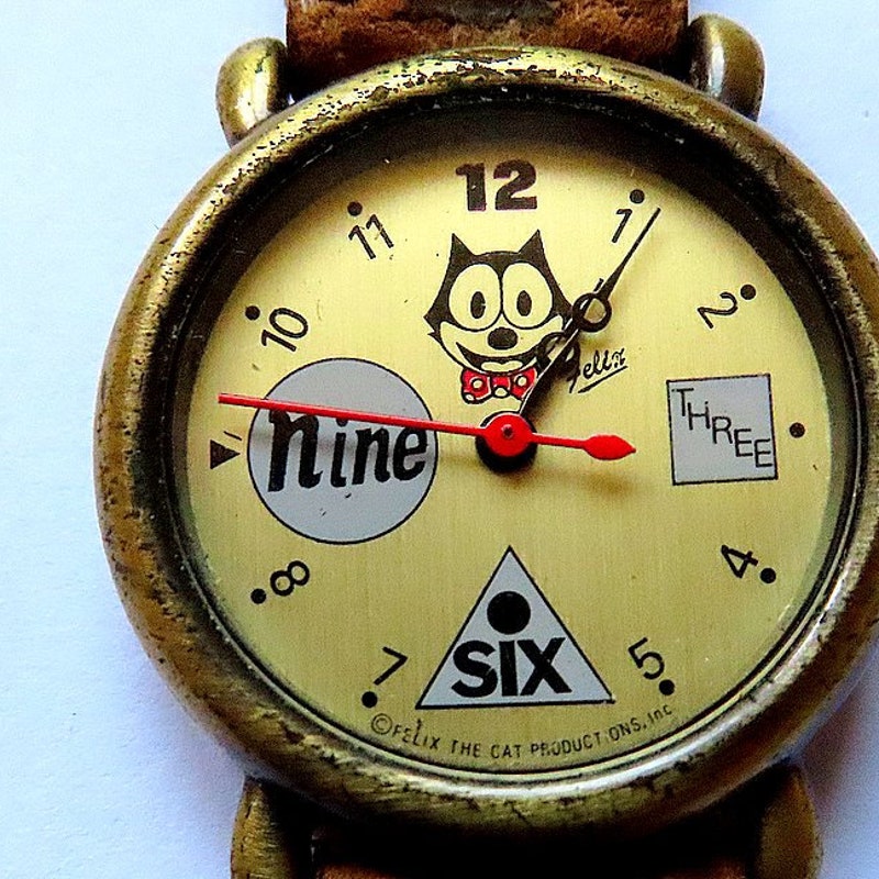 Felix the Cat Clock - Etsy