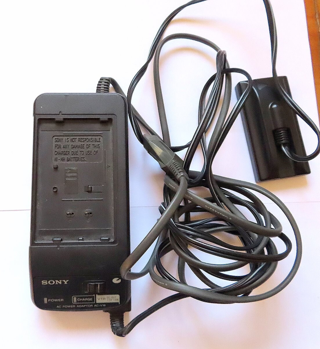 Vintage Sony AC-V16 Handycam Battery Charger & Power Adapter, TESTED - Etsy
