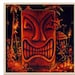 Tiki Bar Decor Tiki Bar Decoration Tiki Art Square Wooden Table Top or ...